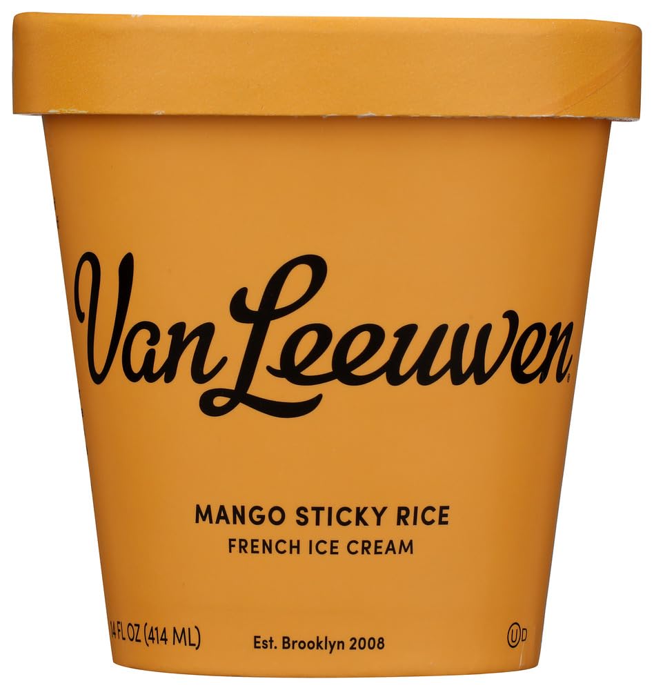 Amazon.com: Van Leeuwen Mango Sticky Rice Ice Cream, 14 Fz : Grocery ...