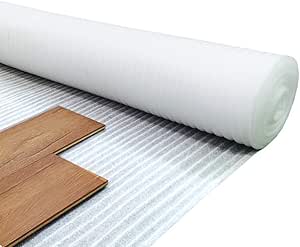 Royale - 2mm White Foam Underlay for Any Laminate/Real Wood Floor - 1m ...