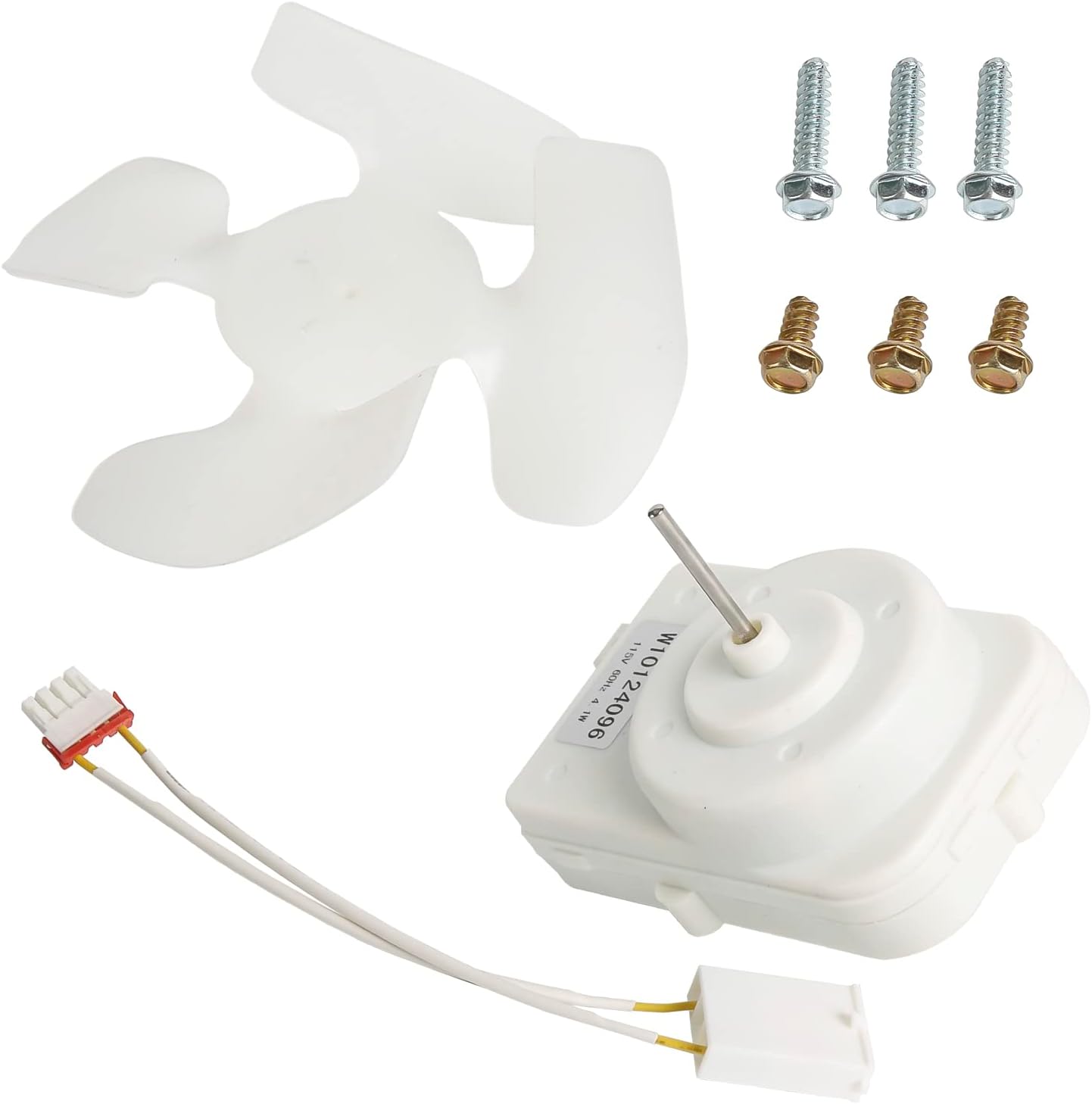 Amazon.com: Whirlpool W10124096 Genuine OEM Condenser Fan Motor for ...