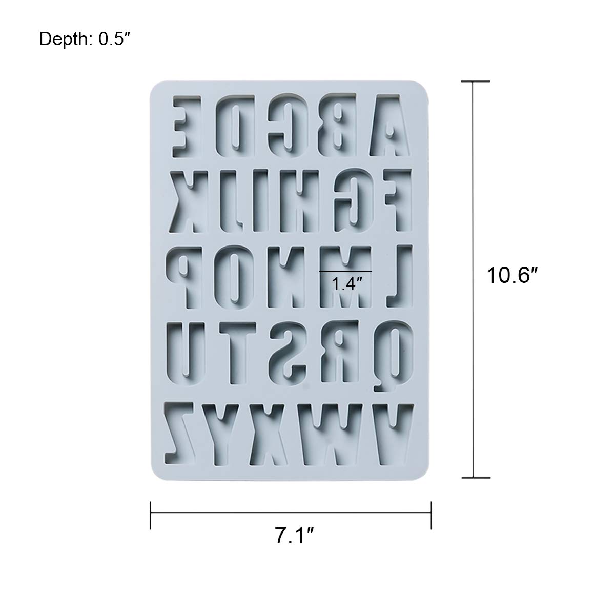 Hard Candy Lollipop Mold Letters