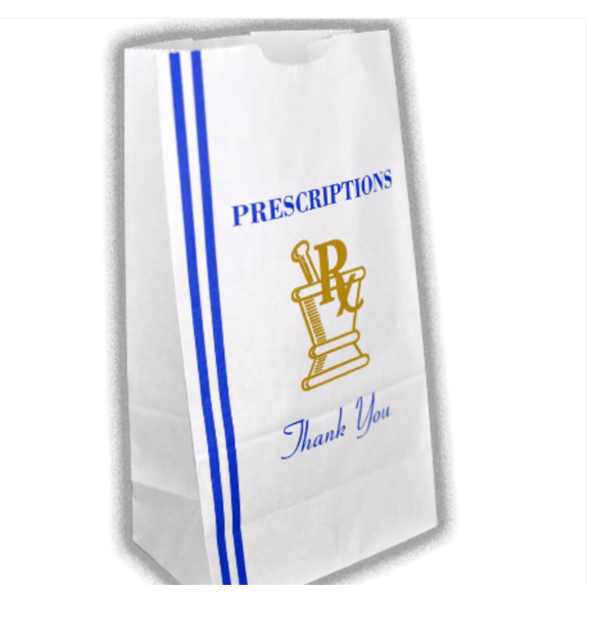 Amazon.com: Snappy Rx Supply 1000 Pack Pharmacy Bag, TY Design White ...