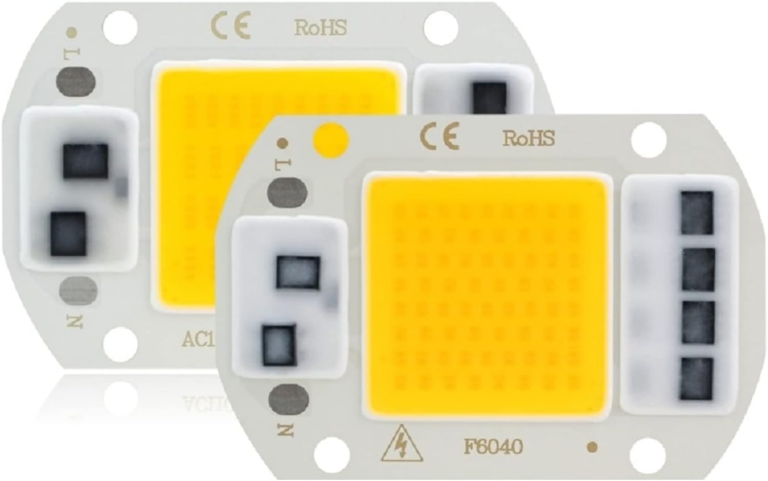 10pcs LED COB Bulb Chip 50W Chip 110V 220V Input Smart IC Fit for DIY ...