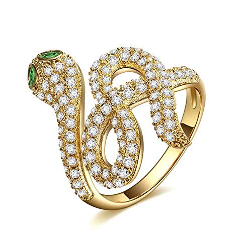 Los Seis Mejores ANILLOS DE SERPIENTE DORADA de 2020 - Anillo