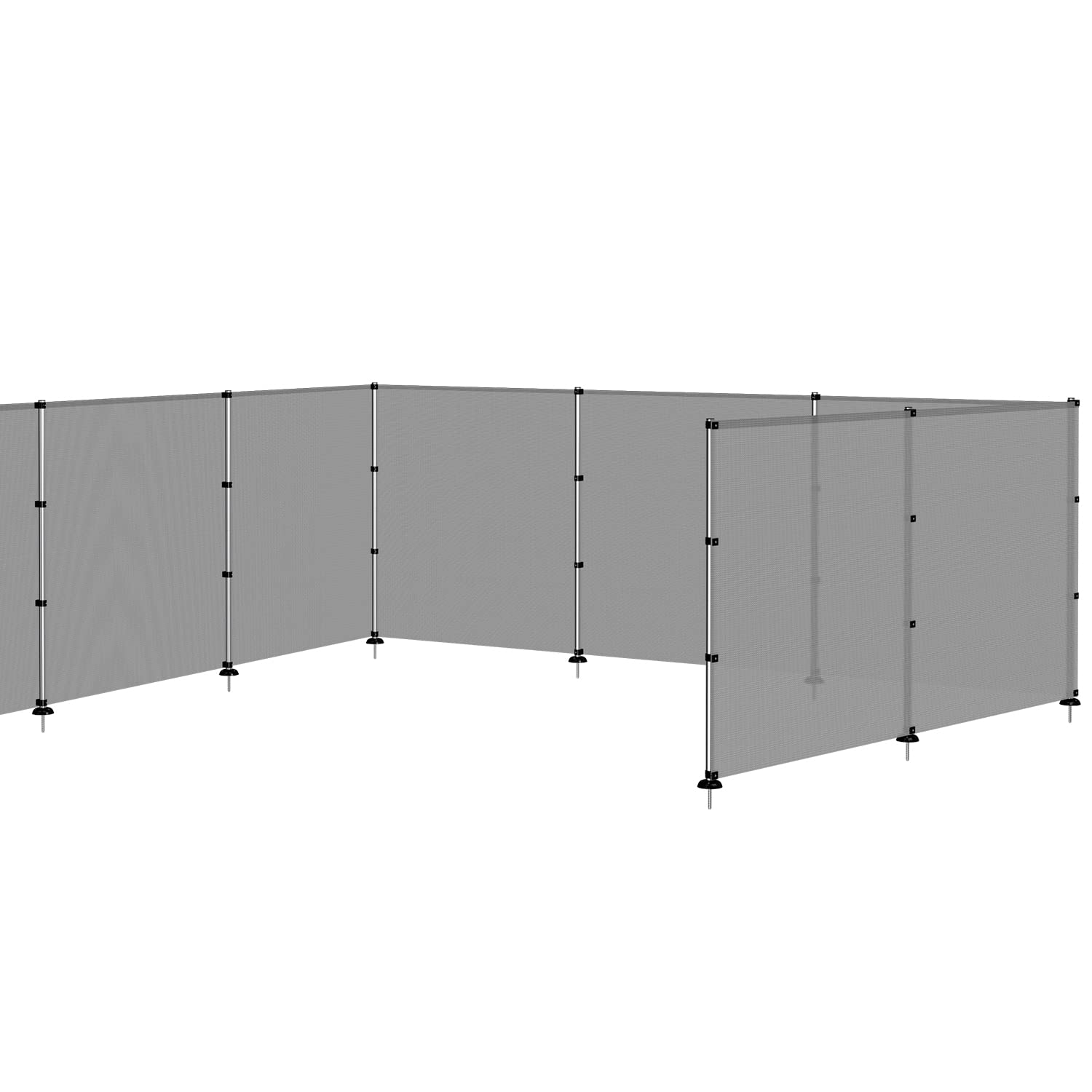 Snapklik.com : Coarbor Outdoor Privacy Fence Dogs Pool Fence Wood ...
