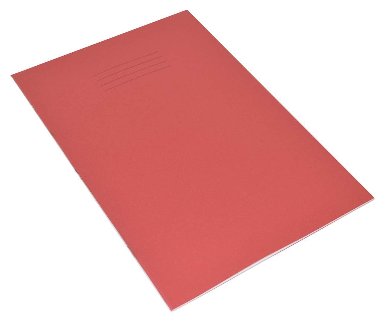 Indigo® A4 Tinted Paper Exercise Book - 48 Page (Red/Blue - 8mm Feints ...