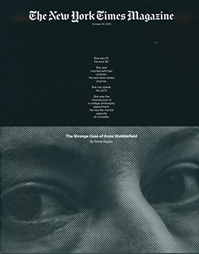 New York Times Magazine October 25 2015: THE STRANGE CASE OF ANNA ...