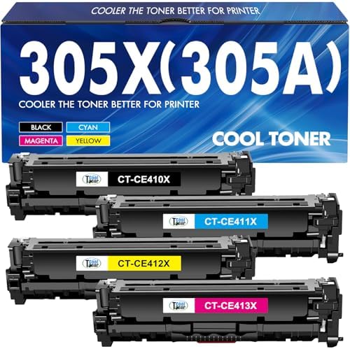 Amazon.com: 305A Toner Cartridge 4-Piece Combo Pack Replacement for HP ...