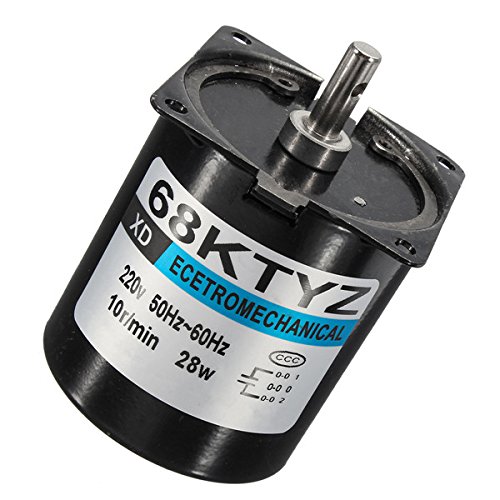 Hitommy 68ktyz Ac 220v 28w Permanent Magnet Synchronous Gear Motor ...