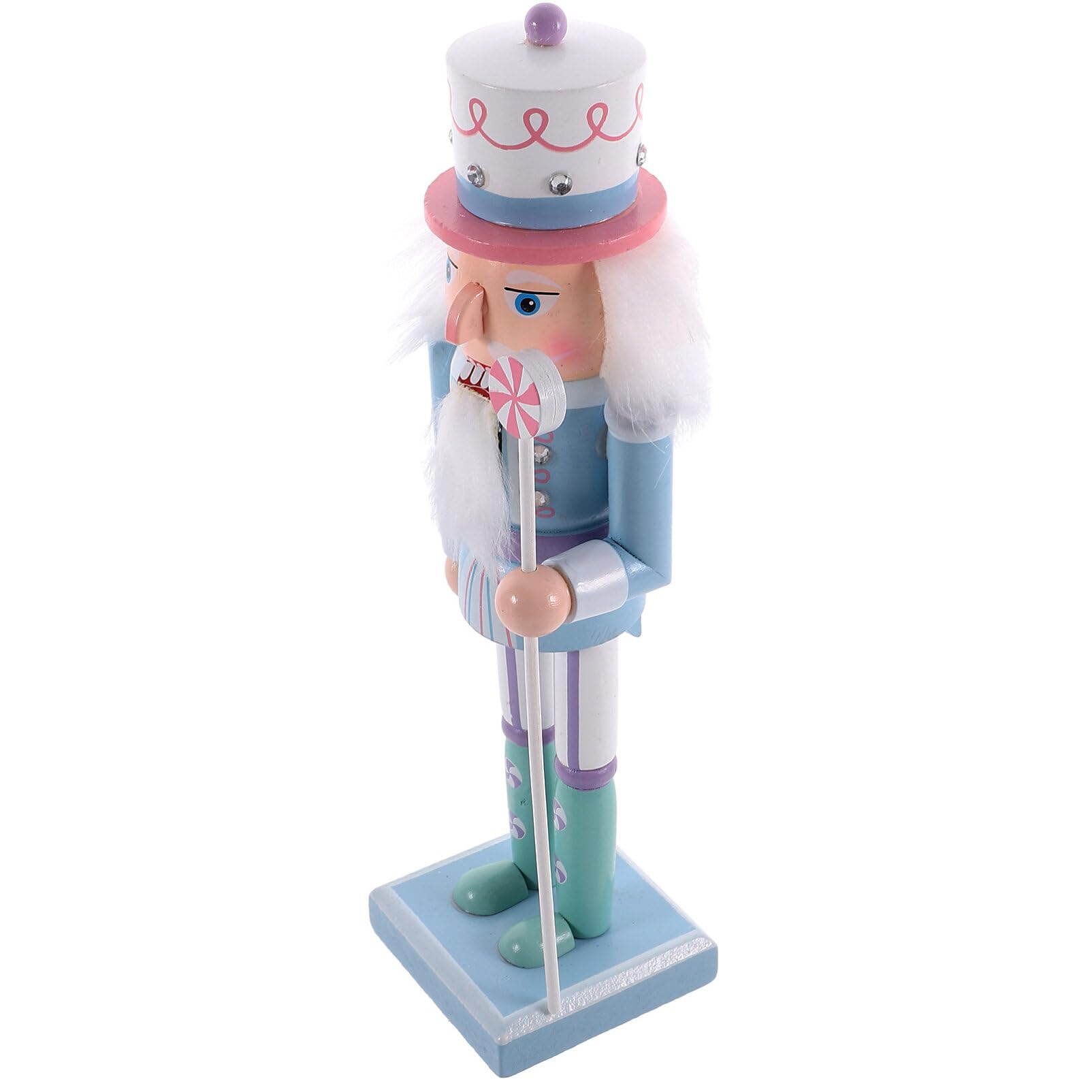 Amazon.com: MAGICLULU Christmas Wooden Nutcracker Blue Nutcracker ...