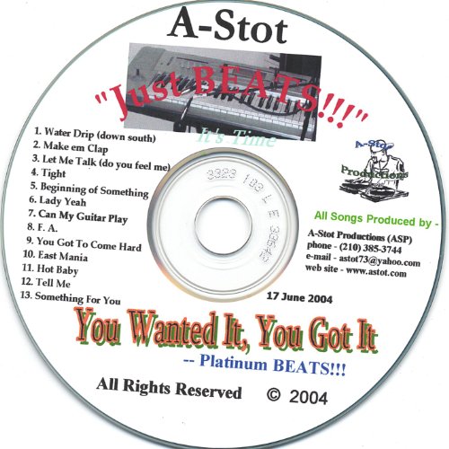 Amazon.com: Just Beats (Instrumentals) : A-Stot: Digital Music
