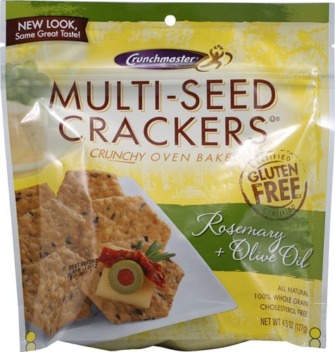 Amazon.com: Crunch Master Multi-Seed Crackers Gluten Free Rosemary and ...