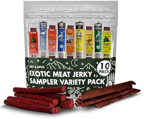 Amazon.com: Mythical Meats Humanoid Exotic Flavor Sampler Pack – 10 ...