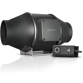 AC Infinity CLOUDLINE S4, Quiet 4” Inline Duct Fan with Speed ...