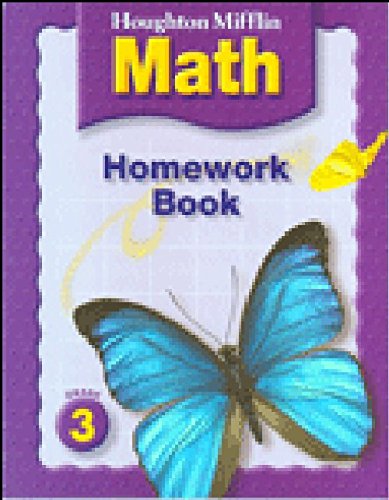 Houghton Mifflin Mathematics: Homework Book Consumable, Level 3 ...