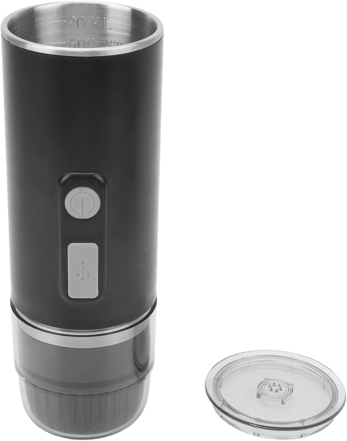 Amazon.com: TREETDOBV Portable Coffee Maker, Rechargeable 2 in 1 Small ...