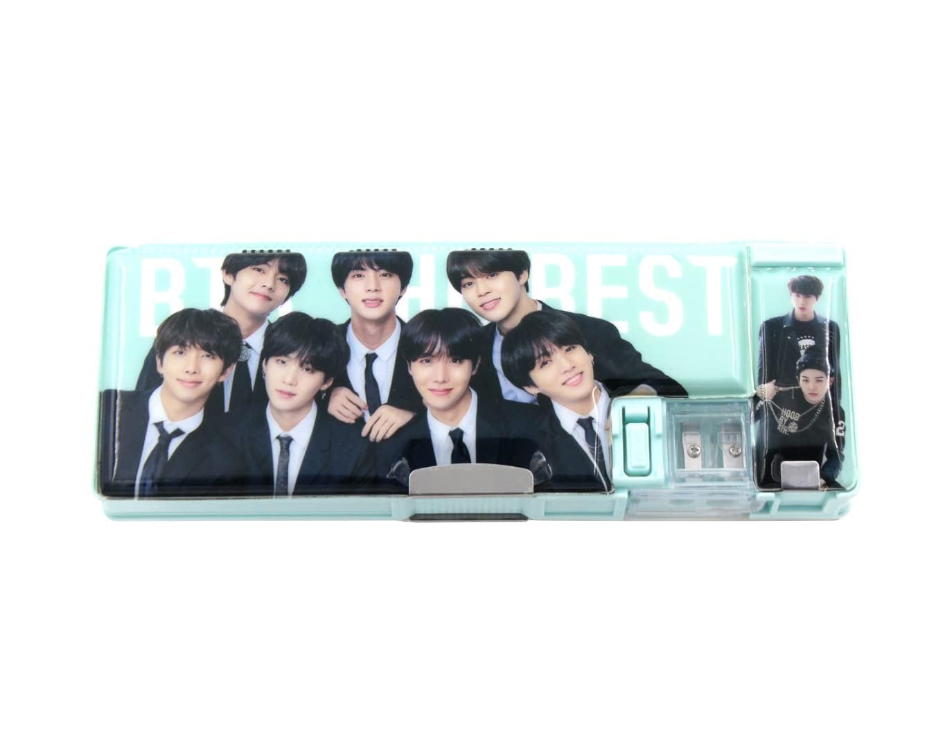 Blissful Plastic Korean Bts Pencil Box & Pencil Case Large Capacity For ...
