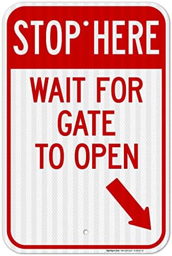 Amazon.com: Honey Dew Gifts, Stop Here Wait for Gate to Open, 9 inch by ...