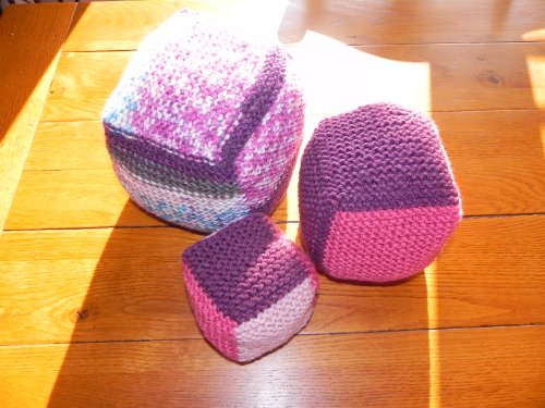 Baby's French Soft Stackable Knit Cubes Pattern eBook : Segneri ...
