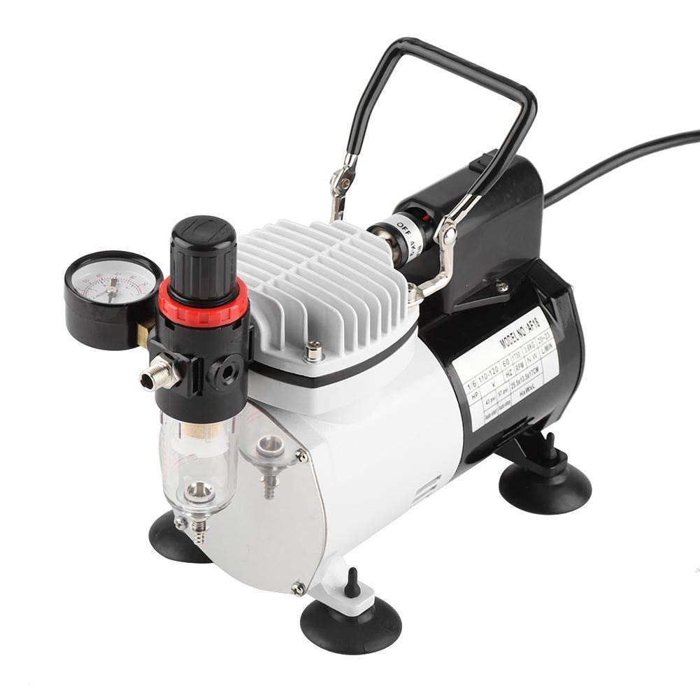 Buy Mini Air Compressor, Silent Air Compressor Double Action Spray Kit ...