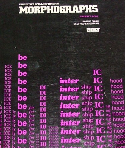 Amazon.com: Corrective Spelling Thru Morphographs: 9780574088529: Dixon ...