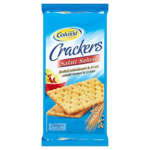 Amazon.com : Colussi Salted Crackers 250g : Grocery & Gourmet Food