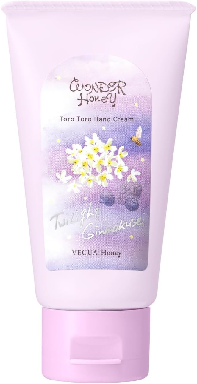 Amazon.co.jp: ベキュア ハニー(VECUA Honey) ワンダーハニー とろとろハンドクリーム トワイライトギンモクセイ 50g : ビューティー
