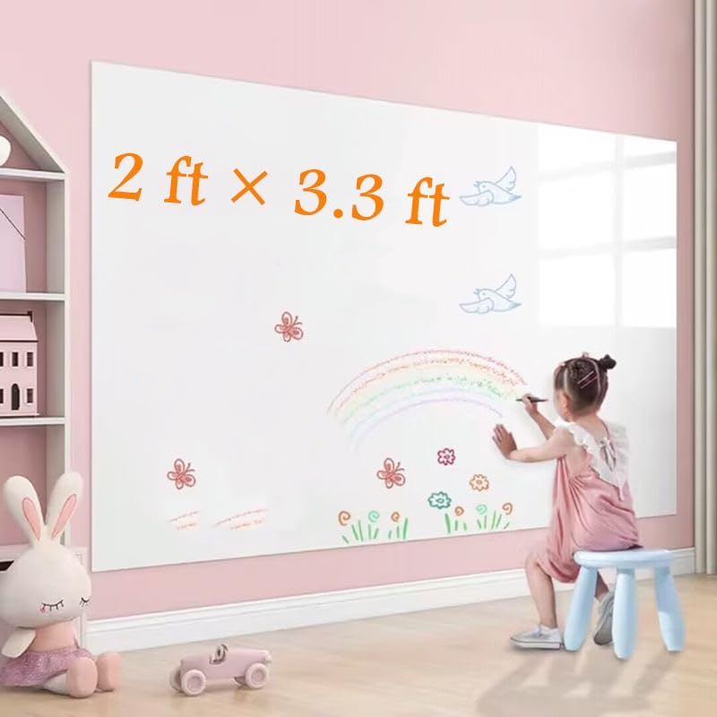 Amazon.com: White Board Paper, Dry Erase Wallpaper, Peel and Stick Dry ...