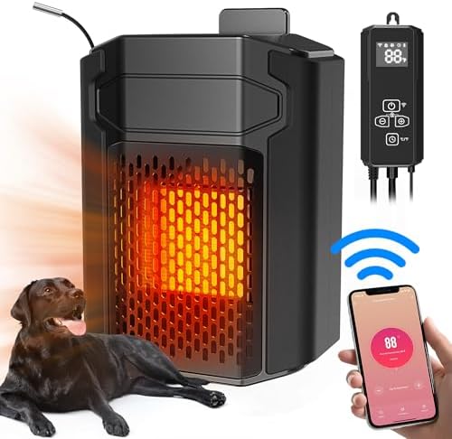Amazon.com: Midollarle Dog House Heater with Thermostat, Wall-Mounted ...