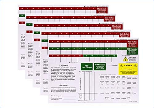 Consumer Unit Labels | Fuse Board Stickers | Labelling | Identification ...