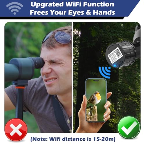 Snapklik.com : Portable HD Wireless Digital Telescope Eyepiece Camera ...