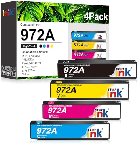 Amazon.com: Starink 972a Ink Cartridges Compatible Replacement for HP ...