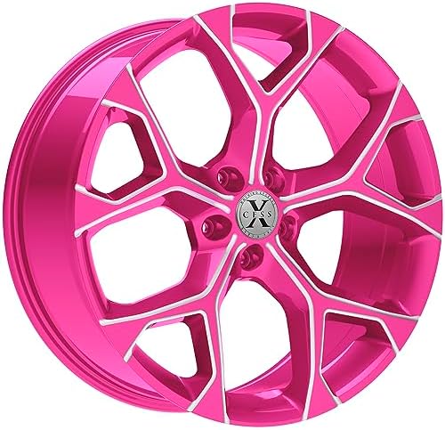 Amazon.com: Xcess X05 18x8.5 5x4.5" +35mm Pink/Milled Wheel Rim 18 ...