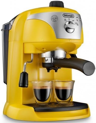 Delonghi ECC220.Y Pump Espresso Machine - Yellow : Amazon.co.uk: Home ...