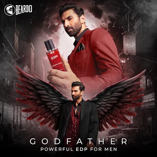 Beardo Godfather Perfume for Men, 50ml | Aromatic, Spicy Perfume for ...