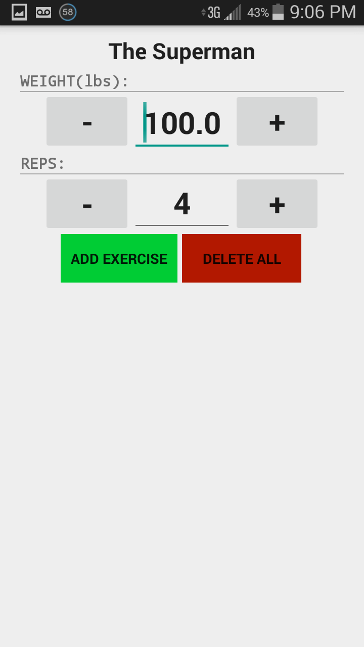 The Simple Workout Log - App on Amazon Appstore