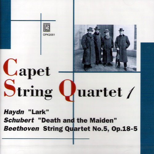 Capet String Quartet, Haydn, Beethoven, Schubert, N/A - Capet String ...