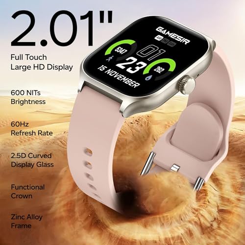 GameSir H18 Pro Smartwatch with Long Battery Life, 2.01 inch High ...