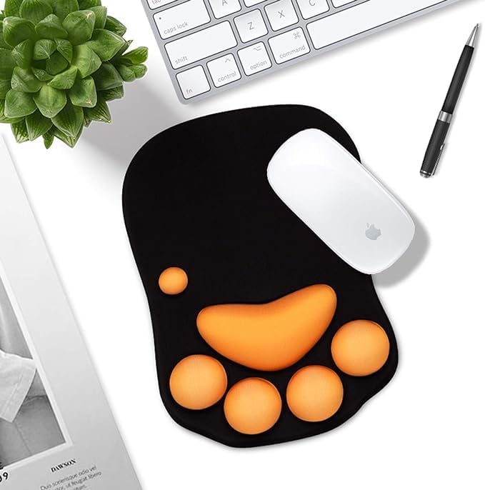 ZAVASIKA Cat's Claw-shaped Wrist Mouse pad, Gel Mouse Pad with Wrist ...