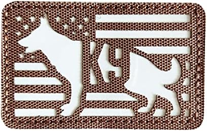 Amazon.com: Reflective K9 Dog Handler Patches, K-9 USA Flag Tactical ...