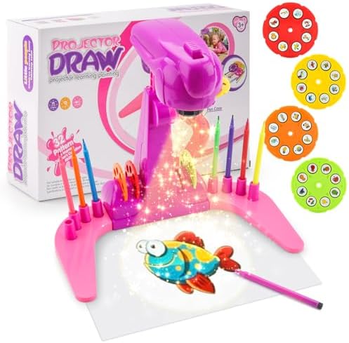 Amazon.com: Sketch and Trace with Drawing Projector for Kids Ages 4-8 ...