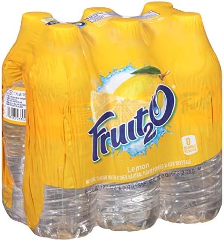 Amazon.com: Fruit2O Zero Calorie Flavored Water, Lemon, 6 Count (Pack ...