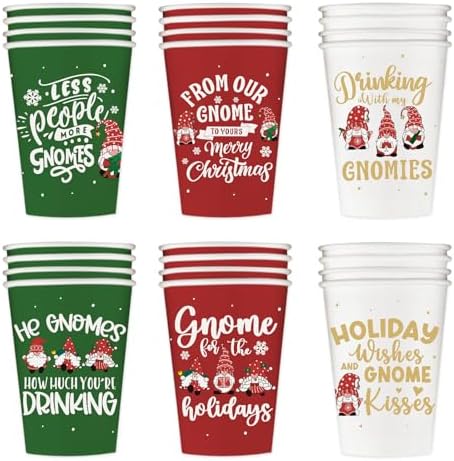 Amazon.com: Arsemica 60 Pack Elf Cups, Buddy The Elf Party Supplies, 12 ...