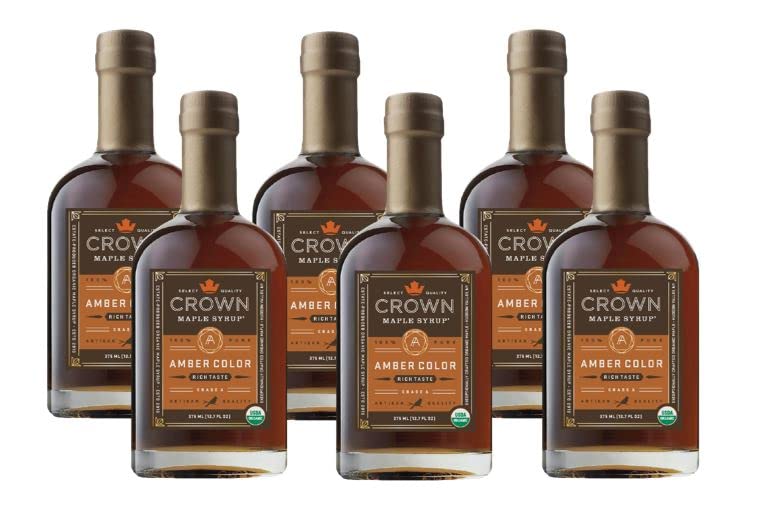 Amazon.com: Crown Maple Amber Color, Rich Taste Organic Maple Syrup ...
