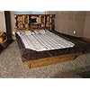 Amazon.com: Waterbed 5 Piece Jumbo Designer Fabric Padded Rail Cap ...