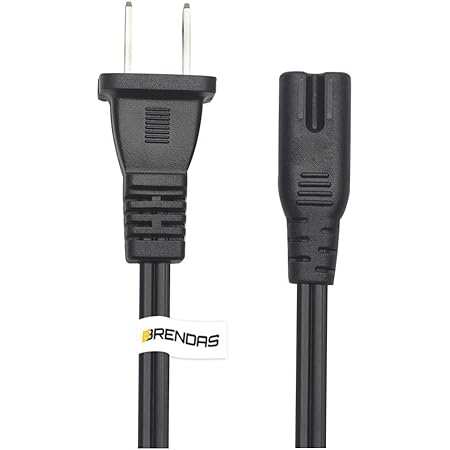 Amazon.com: {UL Listed} 2- Slot Printer Power Cord Cable, 2 Prong ...