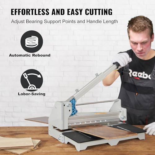VEVOR Floor Cutter 13 inch, Cuts Vinyl Plank, Laminate, Engineered ...