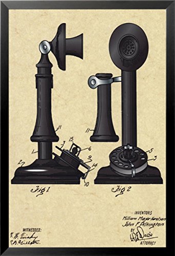 Buyartforless Framed The Telephone 18x21 Art Print Poster Telephone ...