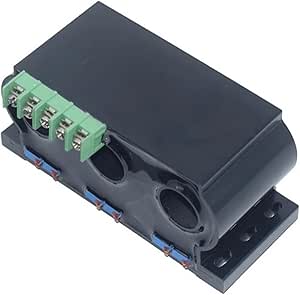 Amazon.co.jp: 三相 AC 電流トランスミッタ 4-20mA 0-20mA 0-5V 10V RS485 出力穴直径 20mm 電流相互センサー穴あき電流トランスデューサ ...
