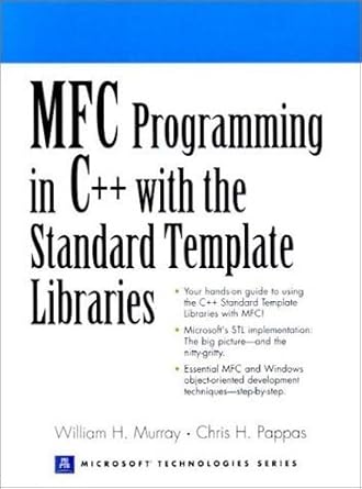 Amazon.com: MFC Programming in C++ With the Standard Template Libraries: 9780130161116: Murray ...