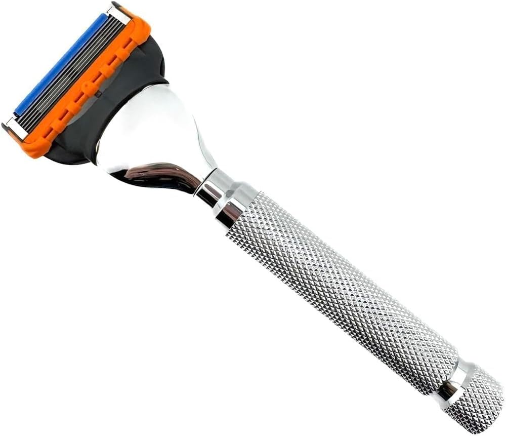 Amazon.com: Parker 5 Blade Gillette Fusion Compatible Travel Razor with ...